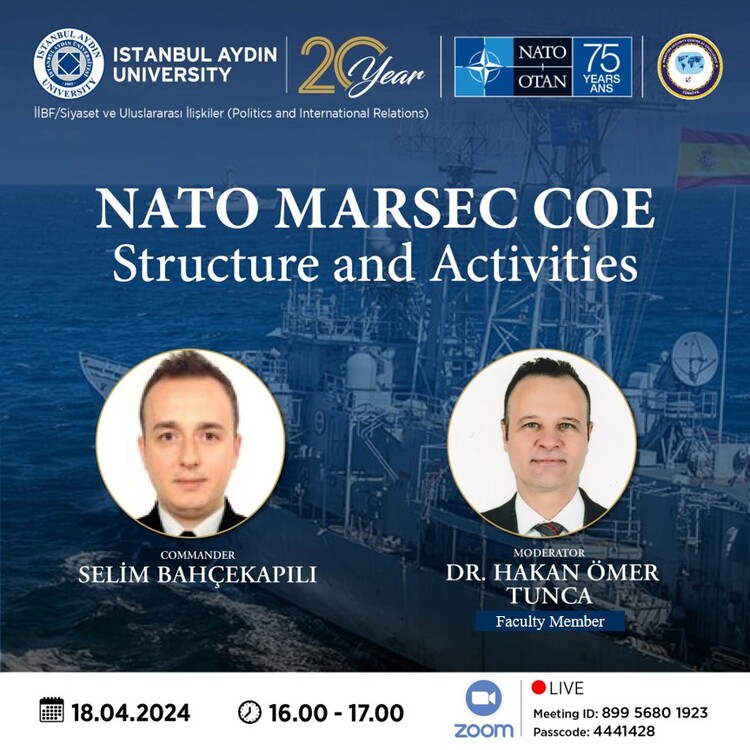 NATO MARSEC COE Structure and Activities | İstanbul Aydın Üniversitesi